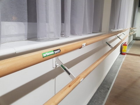 Ballet Barres. Wall Bracket double, cod 113